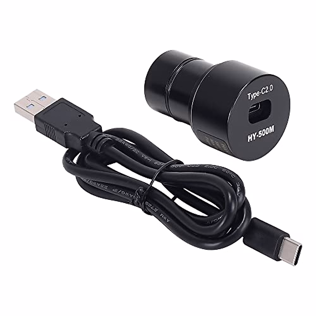 HAYEAR 5MP USB Digital Microscope Camera USB Digital Eyepeice Lens Tpye C USB Video Camera for Sience Education Lab Reserch with Free Calibration Software