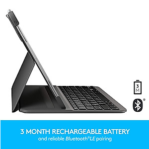 Logitech SLIM FOLIO PRO for iPad Pro 12.9-inch (3rd generation), Black