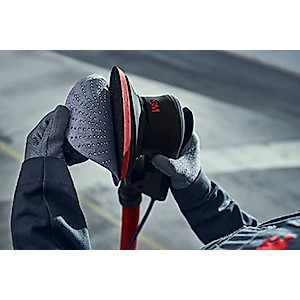 3M Random Orbital Sander, Xtract Pneumatic 88954, 6 in, with Central Vacuum Attachment, 3/16 in Orbit, Ergonomic and Lightweight ROS, .28 HP (209W) Motor Black