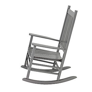 Woodlawn&Home, 100026, Mission Style Rocking Chair Gray