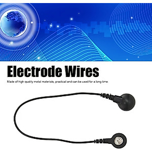 3.5mm Tens leadss Wires, Tens leadss Electrode Wires Tens Replacement Electrode Wires Leads Tens Cables Standard Connection Snap Cable for Digital Device for Electrode Leads Massager Machine