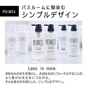 BOTANIST Botanical Shampoo [Moist] Net wt. 490mL/ 16.6 fl oz.