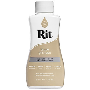 Rit+Dye+Liquid+8+Ounces+Taupe+8-88340+(3-Pack)3