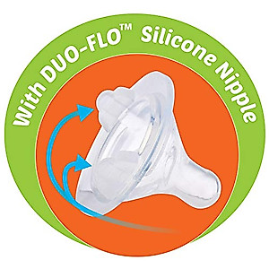 Avima Newborn Baby Bottle Starter Set. Anti-Colic Wide Neck Bottles with Slow and Medium Flow Nipples. 22 Piece Set