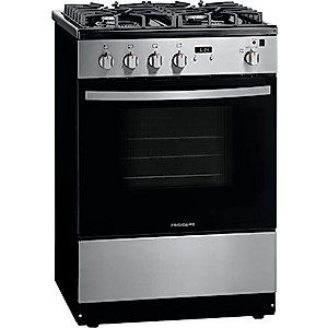 Frigidaire 24 in. 1.9 Cu. Ft. Gas Range in Stainless Steel with Continuous Cast Iron Grates, ADA Compliant