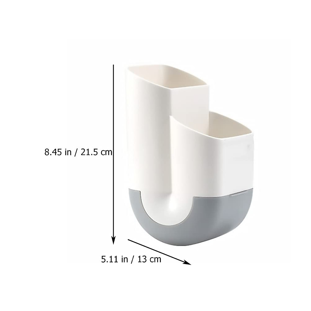 SOLUSTRE Hanging Utensil Wall Mount Utensil Drying Rack Plastic Utensil Holder Silverware Organizer Flatware Spoon Fork Storage Basket Kitchen Cutlery Drainer