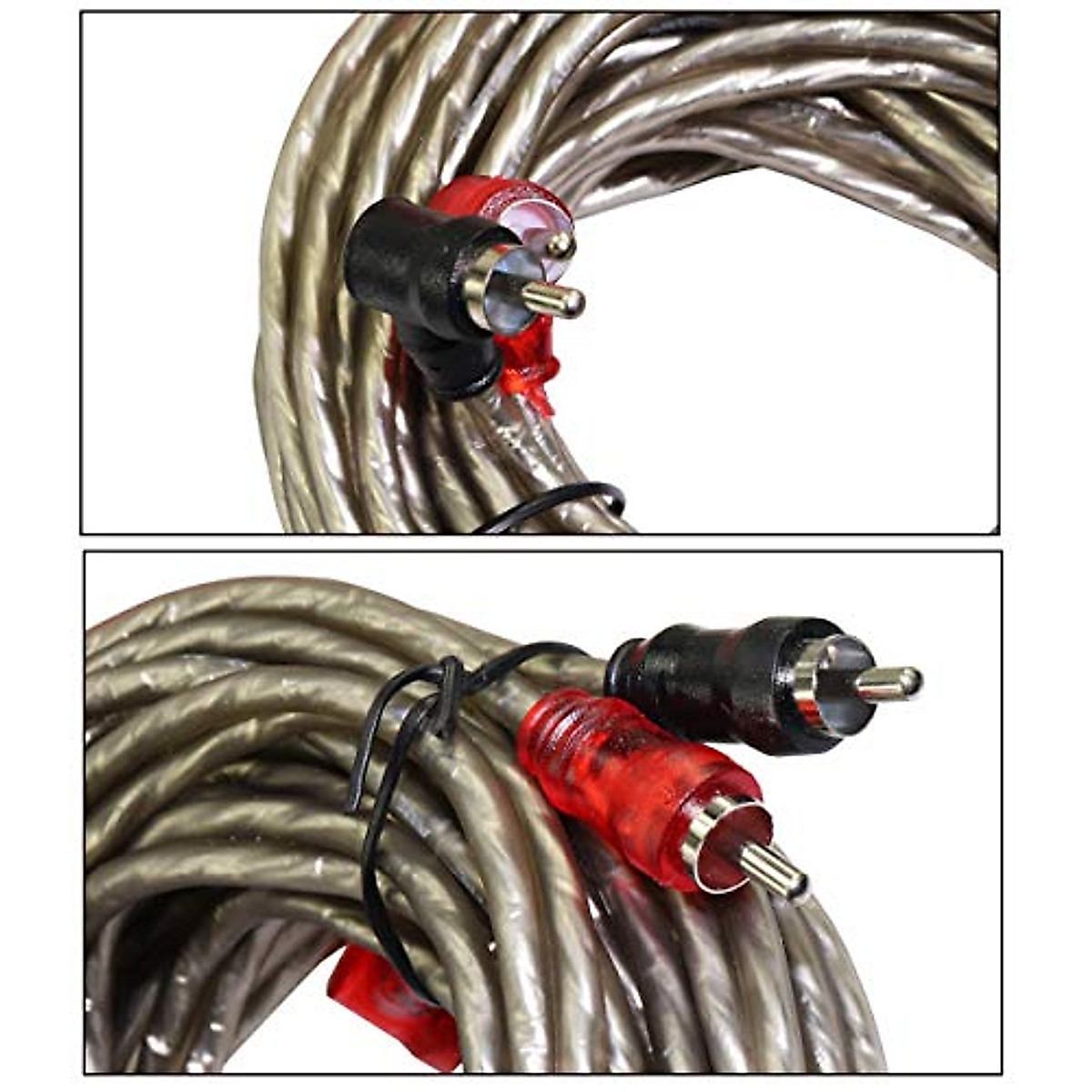 4 Gauge Car Amp Audio Wiring Kit – Welugnal A Car Amplifier subwoofer Wiring Install kit Helps You Make Connections and Brings Power to Your Radio, Subwoofers and Speakers Amp Power Wire