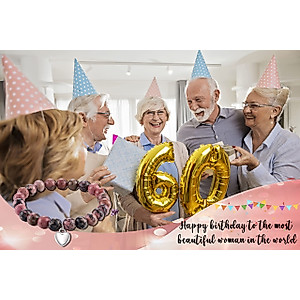 HGDEER 60th Birthday Decorations Gifts for Women Woman Under 10 5 20 Dollars