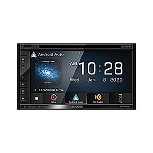 Kenwood DNX697S 6.8" CD/DVD Garmin Navigation Touchscreen Receiver w/ Apple CarPlay and Android Auto