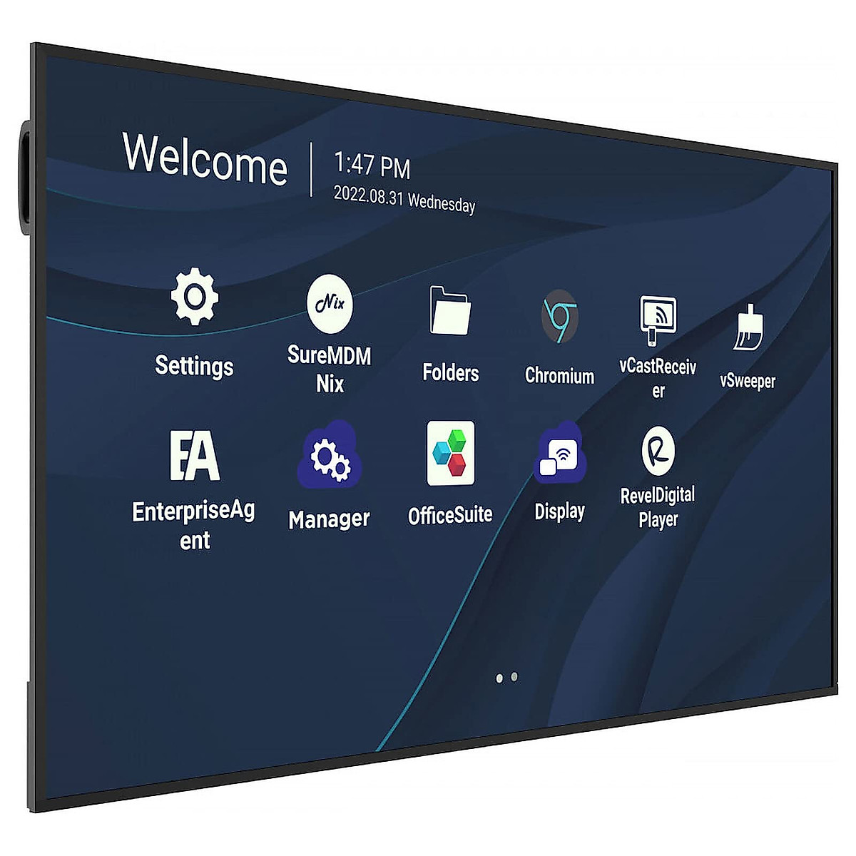 ViewSonic CDE6530 65" 4K UHD Wireless Presentation Display 24/7 Commercial Display with Portrait Landscape, HDMI, USB, USB C, WiFi/BT Slot, RJ45 and RS232