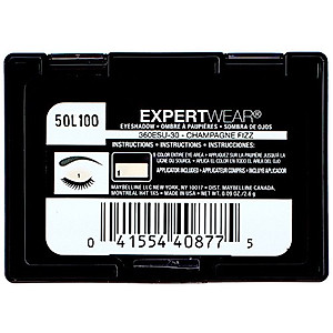 Maybelline New York Expert Wear Eyeshadow, Champagne Fizz, Singles, 0.09 Ounce