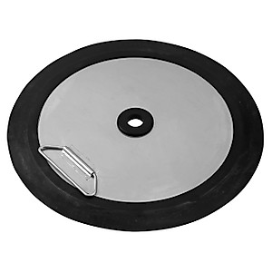 Lincoln 4417 Portable Air Operated High-Pressure Industrial 40:1 Pneumatic Single Acting Grease Pump, Drum Cover, Dolly, Follower, Control Valve and 7 Foot Hose