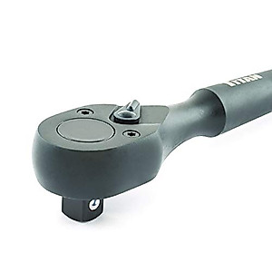 Titan 11077 3/8-Inch Drive x 10-Inch 72 Tooth Construction Spud Ratchet