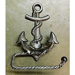 Nautical Anchor Bathroom Accessory Set by COI Cast Iron Decor
