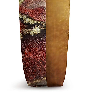 Rust Red & Orange Modern Art Alcohol Ink Distressed Pattern Tote Bag