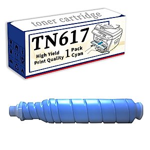 Compatible Replacement for Konica Minolta TN617 Toner Cartridge, High Yield for Bizhub C70HC 65HC Printer Cyan-1 Pack