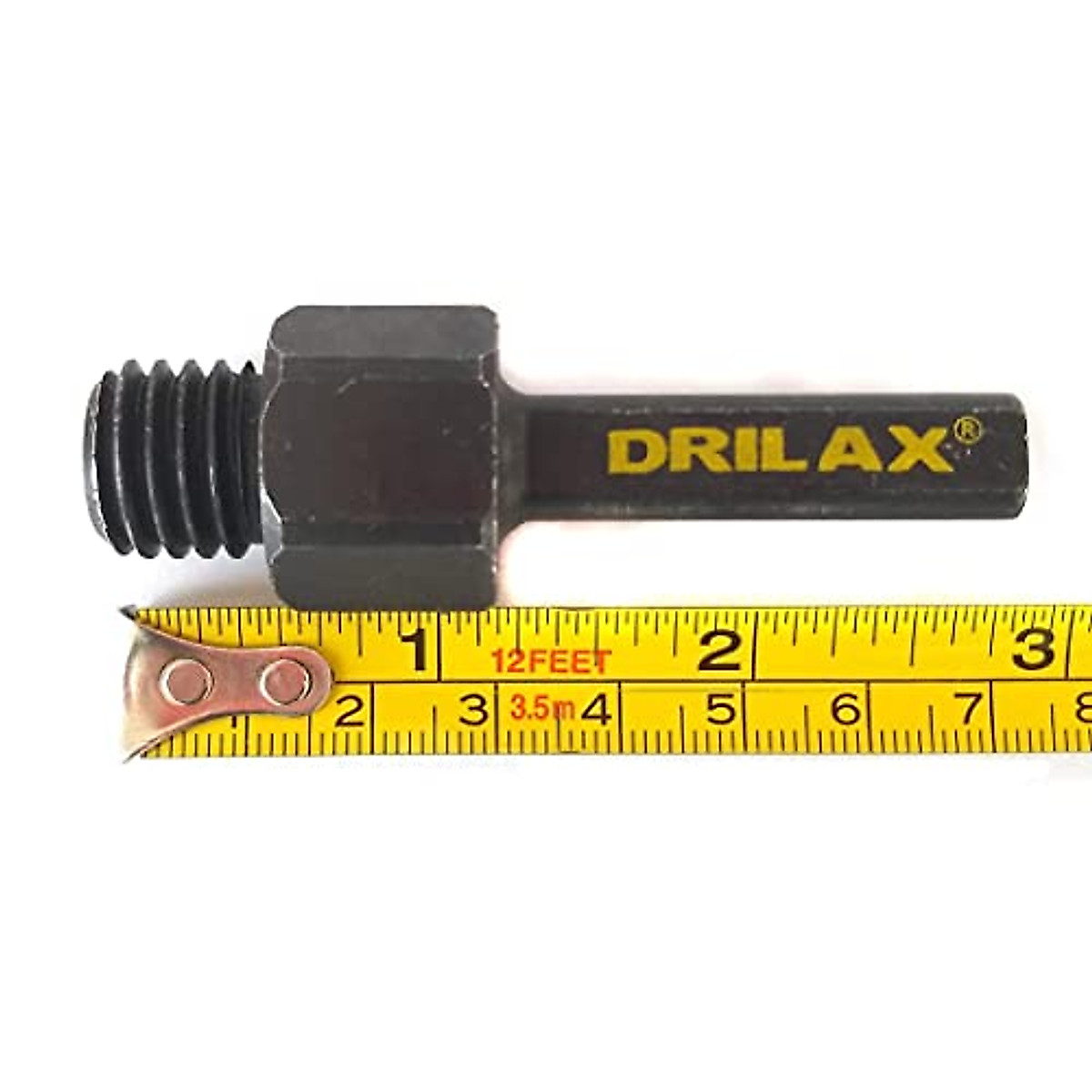 Drilax Diamond Core Drill Bit Adapter 5/8 Inch - 11 Female Arbor To 3/8 Inch Triangle Male Shank Female Thread Back Holders To Regular Drill