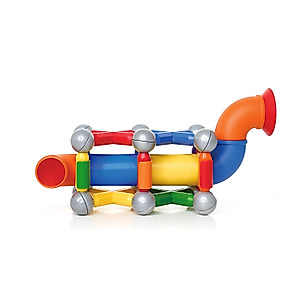 SmartMax Mega Ball Run STEM Magnetic Discovery Building and Ball Run Set Featuring Safe, Extra-Strong, Oversized Building Pieces for Ages 3+