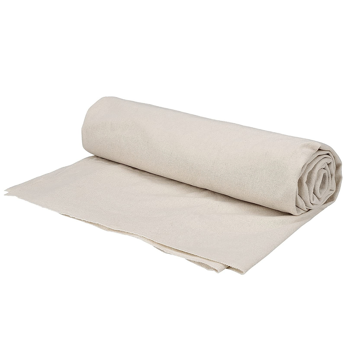 PINGEUI 60 Inch x 4 Yard Nature Linen Needlework Fabric, Plain Linen Fabric Cloth, Large Size Linen Fabric Cloth for Embroidery, Tablecloth, Home Decorations, Crafts