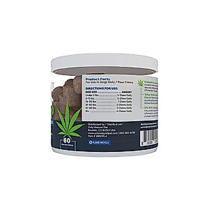 Only Natural Pet Allergy, Skin & Coat Hemp Soft Chews - Allergy Immune Bites for Dogs, Omega 3 Supplement, Hemp Oil - Calming Treats for Itchy Skin Relief, Hot Spot - (60 Count)