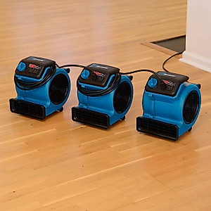 Vacmaster AM201 0101 Portable Air Mover, Blue