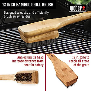 Weber 12" Bamboo Grill Brush