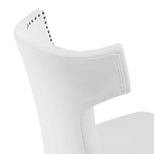 Modway Curve, Dining Chair, White