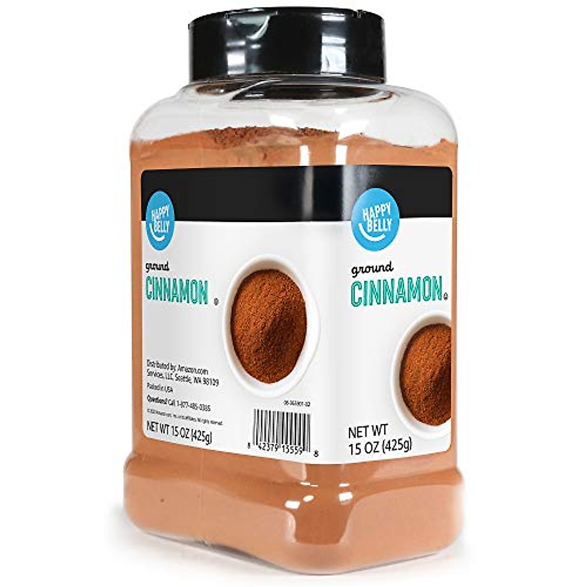 Amazon Brand - Happy Belly Cinnamon, Ground, 15 ounce (Pack of 1)