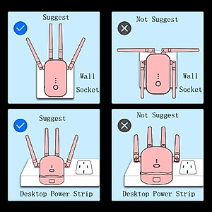 1200Mbps WiFi Range Extender Repeater, Coverage Up to 3000 sq.ft and 25 Devices, 2.4&5GHz WiFi Extender Signal Amplifier with 5 Working Modes