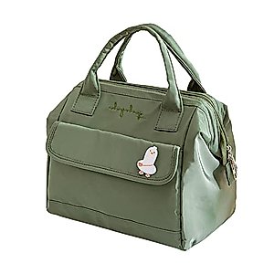 𝗞𝗮𝘄𝗮𝗶𝗶 𝗟𝘂𝗻𝗰𝗵 𝗕𝗮𝗴, Large Picnic Bag, Insulated Bag for Hot or Cold, Reusable Tote Bag, 𝗖𝘂𝘁𝗲 𝗔𝗲𝘀𝘁𝗵𝗲𝘁𝗶𝗰 𝗟𝘂𝗻𝗰𝗵 𝗕𝗮𝗴 for Women, Thermal/Cooler Handbag
