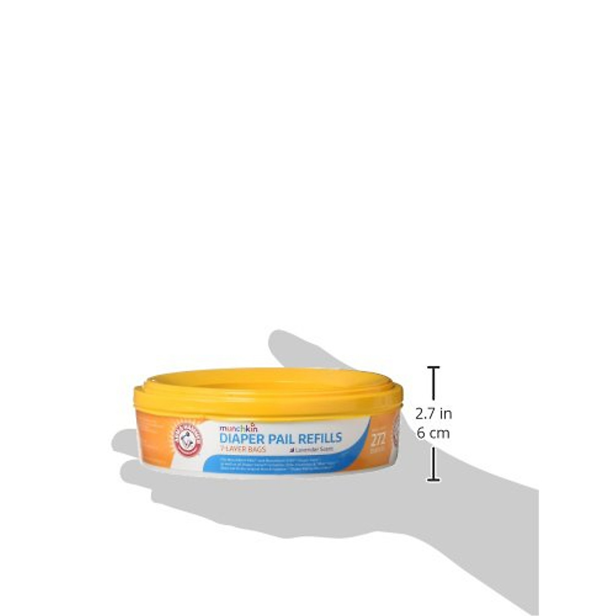 Munchkin® Arm & Hammer Diaper Pail Refill Rings, 544 Count, 2 Pack (272 Count Each)