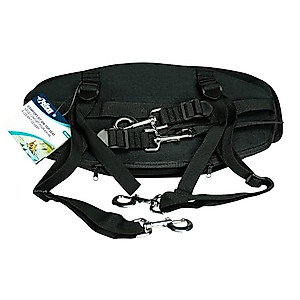 Pelican Boats - Sit-on-top Kayak or SUP Seat – PS0480-3 - Universal Fit Water Repellent Cushion with Back Support, Black