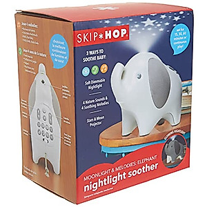 Skip Hop Baby Soother, Moonlight & Melodies, Elephant