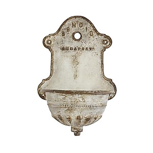 Creative Co-Op Reproduction of Vintage Iron Wall Water Fountain