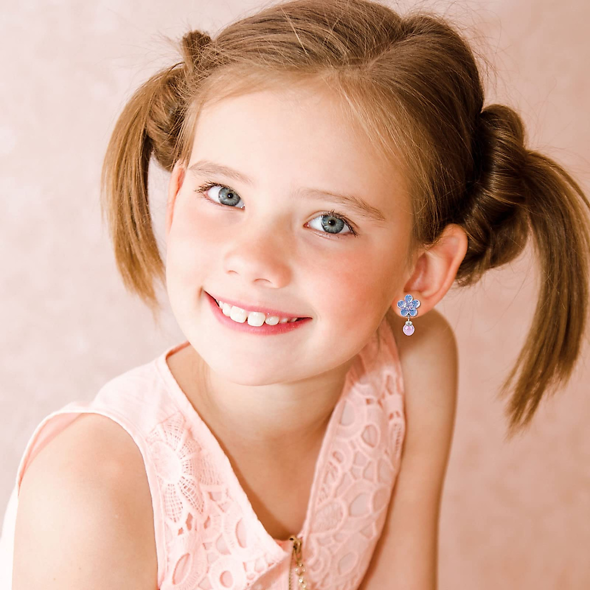 25 Pairs Clip on Earrings for Girls Cute Animal Colorful Dress up Pretend Princess Play Jewelry Party Favors Gifts for Kids Teens