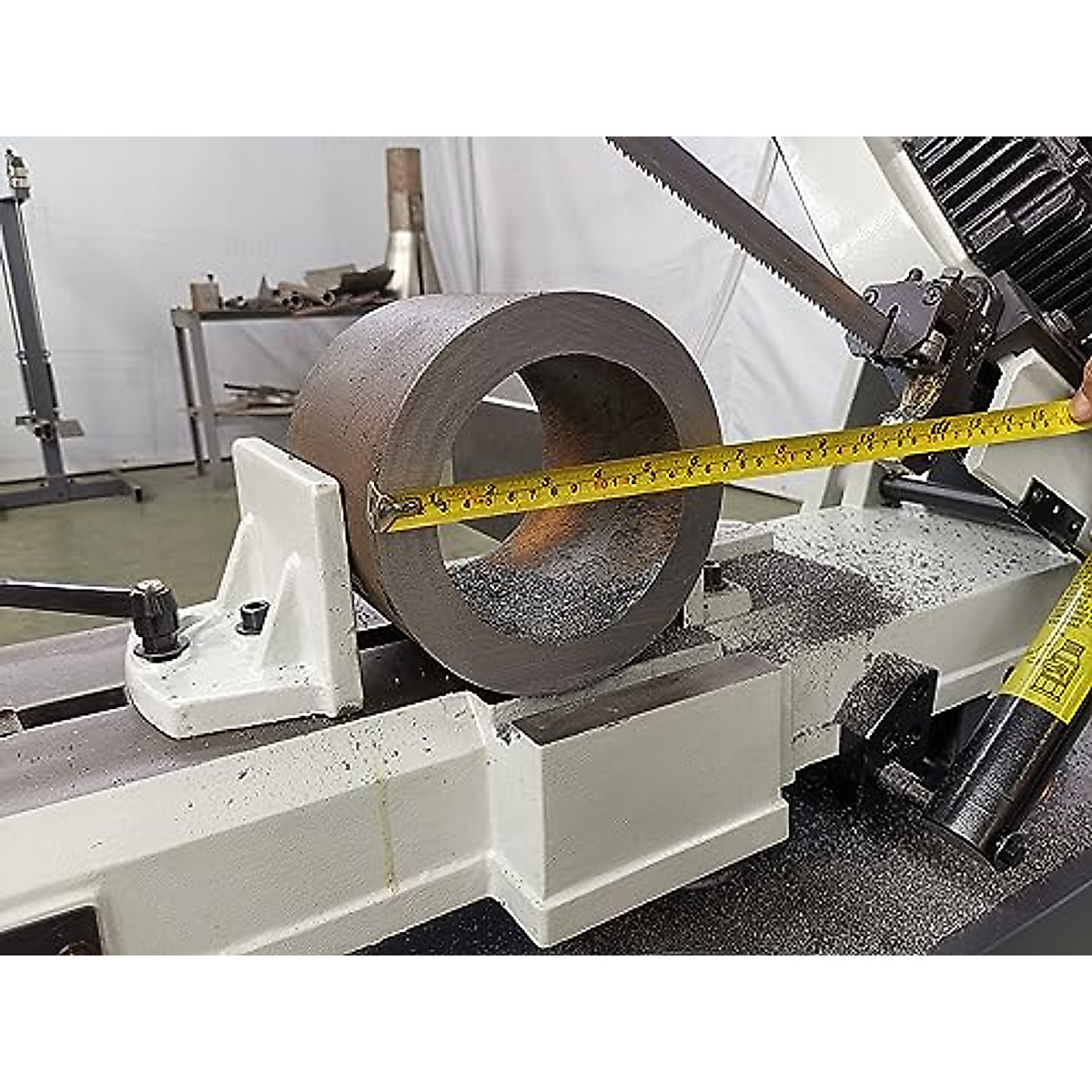 KAKA INDUSTRIAL Band Saw BS-712N, 4 step blade speeds Horizontal metal cut band saw with 1.5HP motor 115V and 230V Single phase