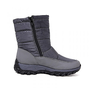 Padaleks Womens Snow Boots Waterproof Non Slip Platform Shoes Comfort Outdoor Fur Lined Winter Warm Ankle Booties