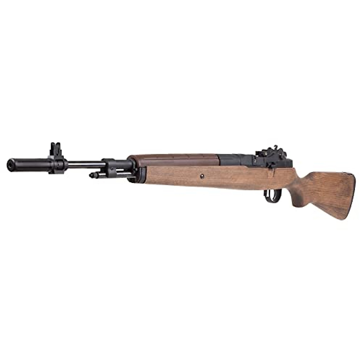 Springfield Armory M1A Underlever Pellet Rifle, Wood Stock air Rifle (.22 Caliber)