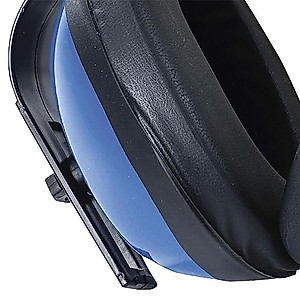 Sellstrom Noise Cancelling Adjustable Safety Ear Muffs, ANSI S3.19 Certified, 25dB NRR, Blue, S23401