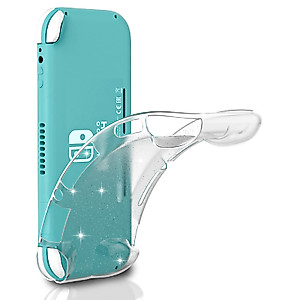 Switch lite Glitter Case, Comfortable Switch lite Grip Case, Soft and Durable Switch lite TPU Case