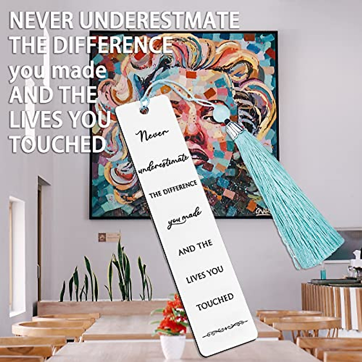 Farewell Gifts for Coworkers Thank You Gifts for Coworkers Boss Lady Employee Team Work Besties Appreciation Goodbye Gifts Going Away Farewell Gifts for Coworkers Metal Bookmark for Women Men