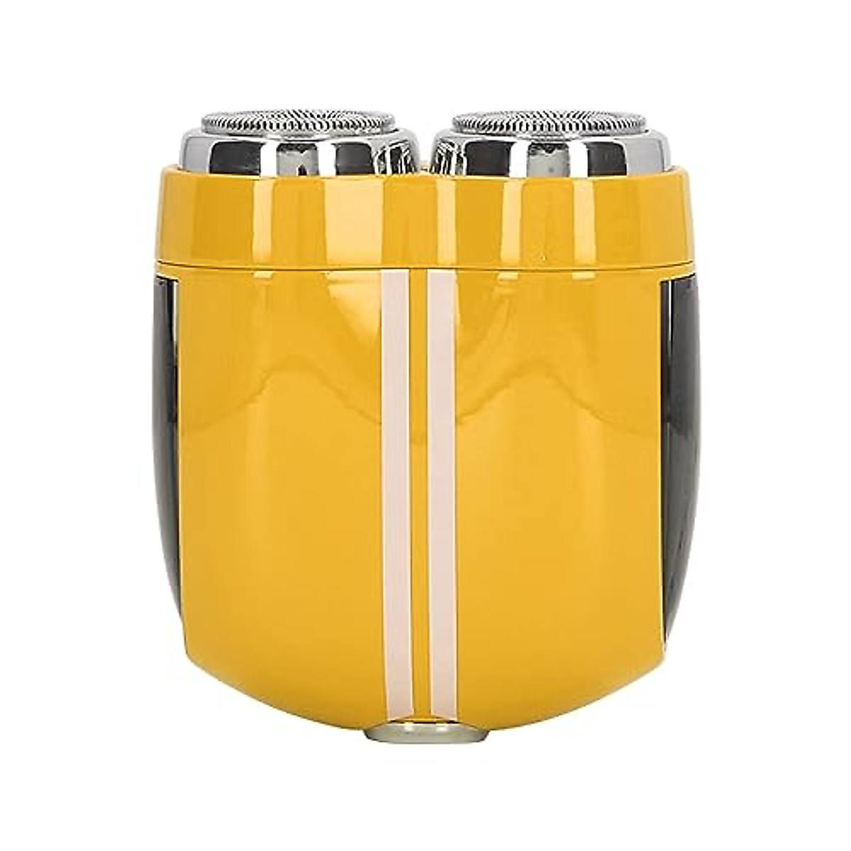 Electric Beard Trimmer, Zinc Alloy Mini Electric Shaver IPX7 Wet and Dry Dual Use for Traveling (Yellow)