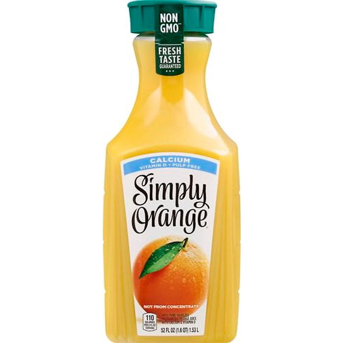 Simply Orange Juice, 52 fl oz, 100% Juice w/Calcium & Vitamin D, Not from Concentrate