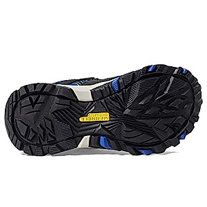 Merrell Trail Quest Hiking Shoe, Blue/Black/Yellow, 3 US Unisex Big Kid