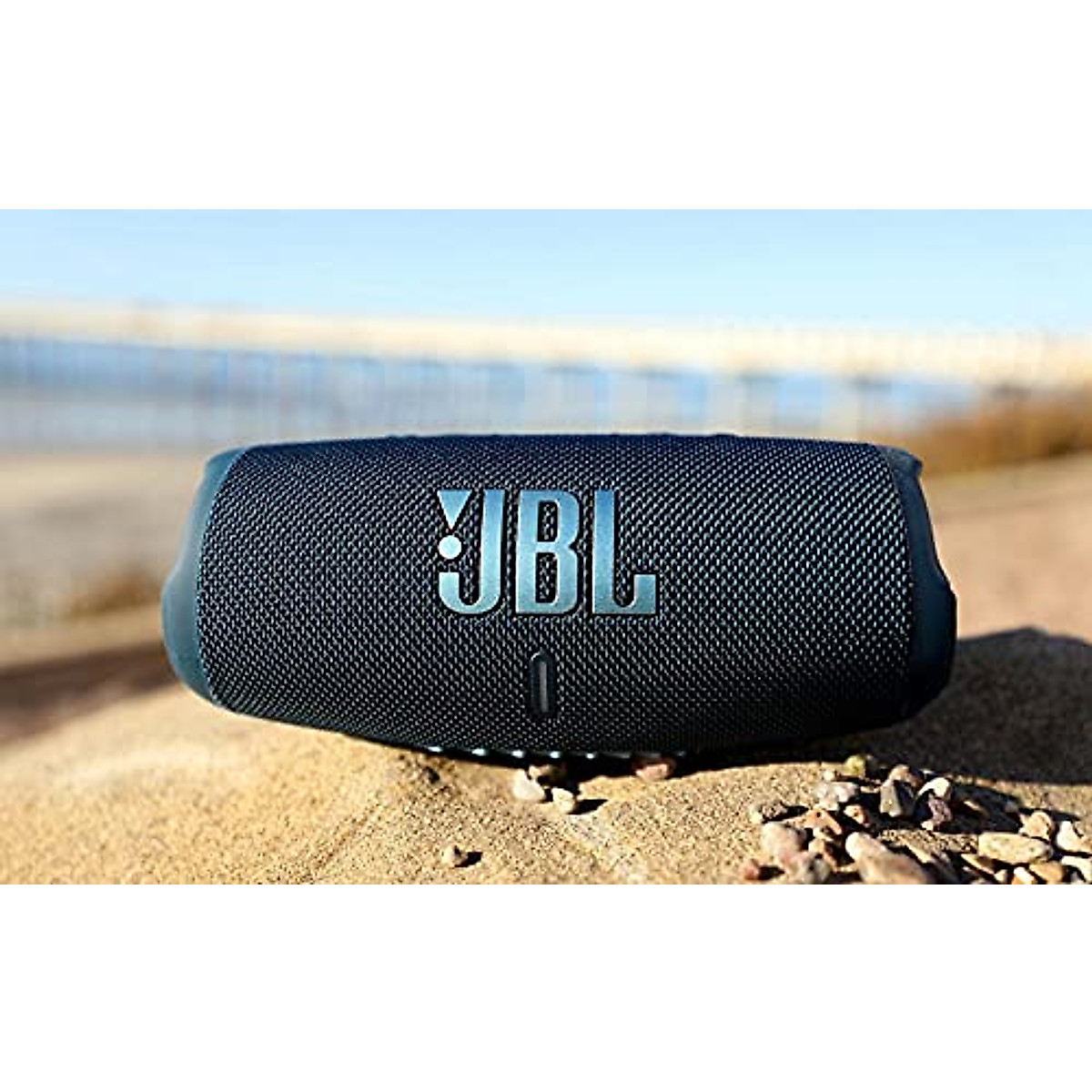 JBL CHARGE 5 - Portable Waterproof (IP67) Bluetooth Speaker with Powerbank USB Charge out, 20 hours playtime, JBL Partyboost (Blue)