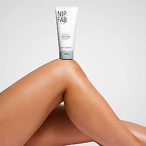 Nip+Fab Glycolic Fix Body Scrub, 6.70 Fl Oz, with Glycolic Acid, Salicylic Acid, Shea Butter, Exfoliating and Moisturizing the Skin | Vegan, Cruelty Free, Sulphate Free