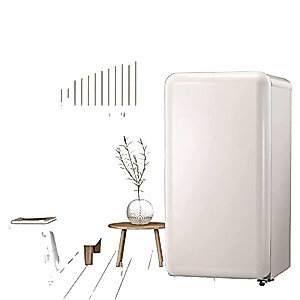 YAARN Small Fridge for Bedroom Mini Fridge Compact Refrigerator Freezer AC Large Capacity Storage Beverages Vegetables
