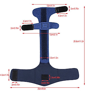 ZJchao Finger Extension Splint, Finger Brace Adjustable Fixing Belt Hand Support for Straightening Curved Finger Fractures Care Locked Stenosing Tenosynovitis Tendon Release Pain Relief