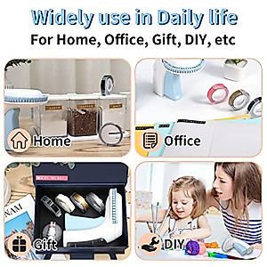 Aken Embossing Label Maker, Omega S Vintage Embossed Labeler, Old School Label Printer, A Protable Handheld Retro Label Maker with 10 Rolls 3D Embossing Label for Home Office DIY, Blue