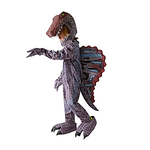 Halloween Toddler Kids Dinosaur Costume For Boys Girls Cosplay Animal The Monster Bodysuit Headpiece Gloves Outfit Dress Up (Medium)